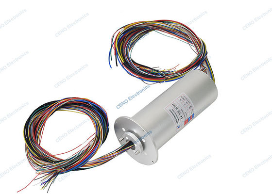 Multi Channels Profibus Signal Slip Ring Capsule Flange เครื่องเชื่อมไฟฟ้า